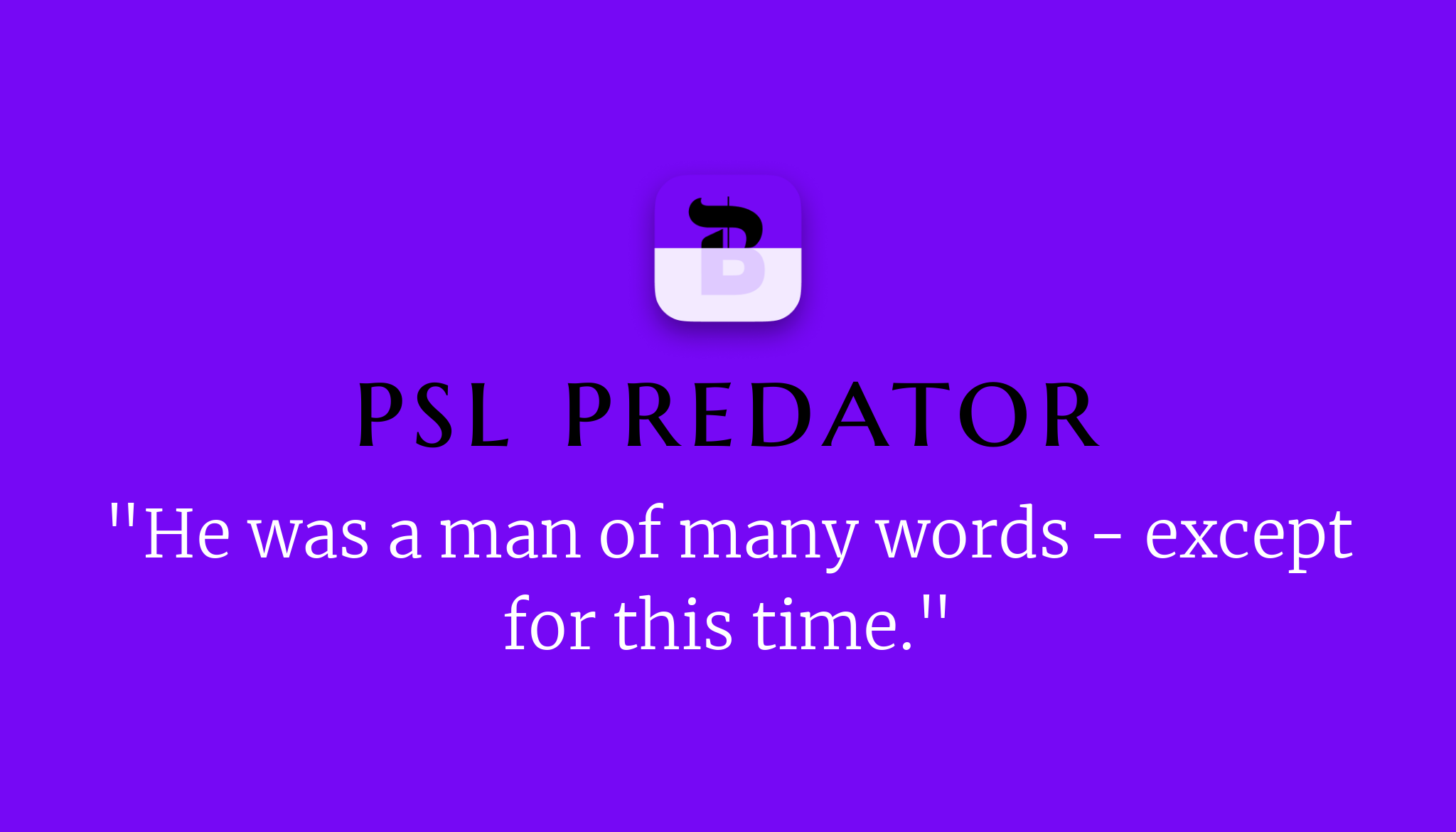 Psl Predator